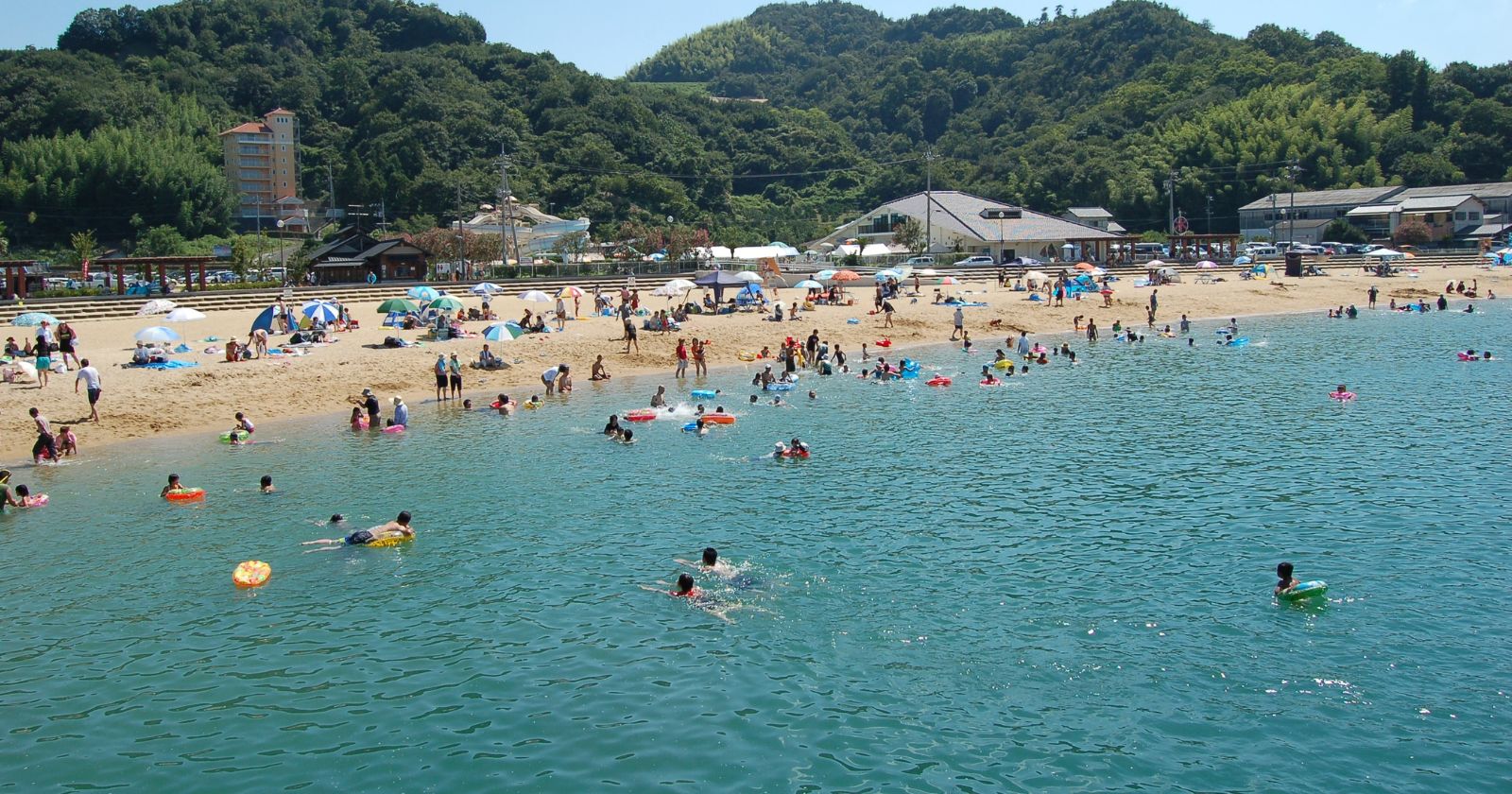 因島のビーチ・「しまなみビーチ（大浜海水浴場）」で瀬戸内海を遊び尽くす！！ | Shimanabi